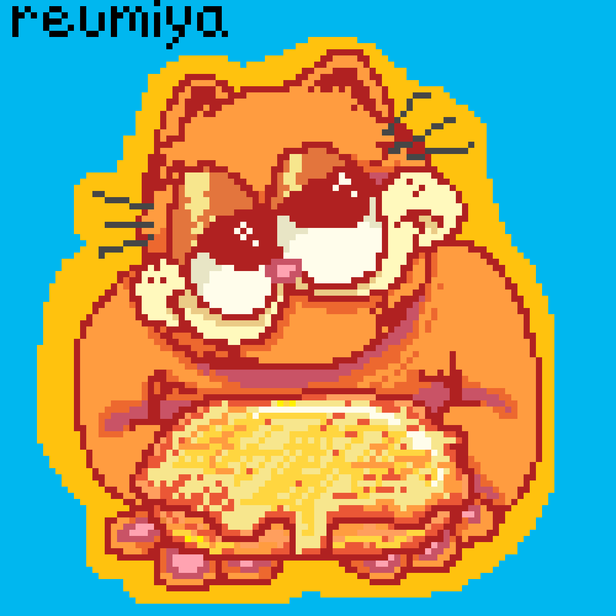 Pixilart - garfield with pasta by reumiya