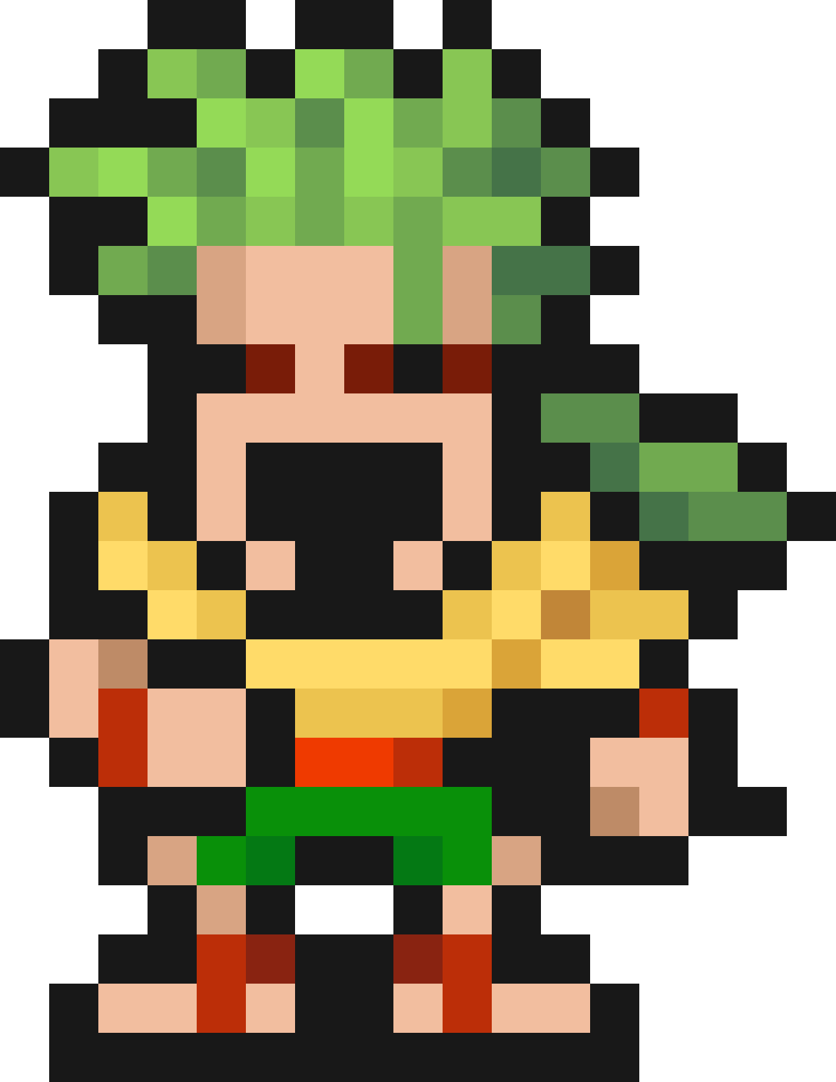 Pixilart - FFVI - Gau 13 by DKJF-Pixel