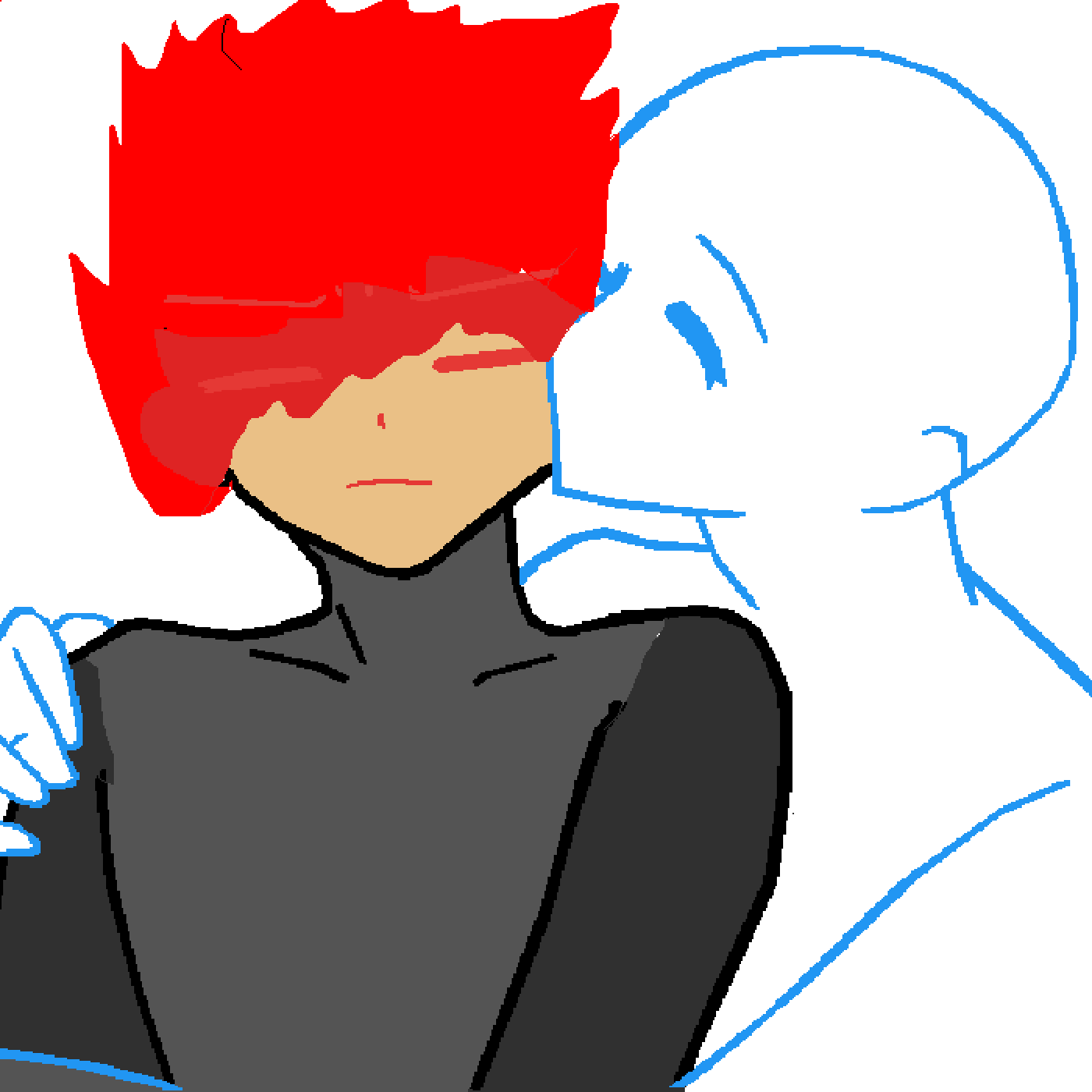 Pixilart - cute couple base by Konito1