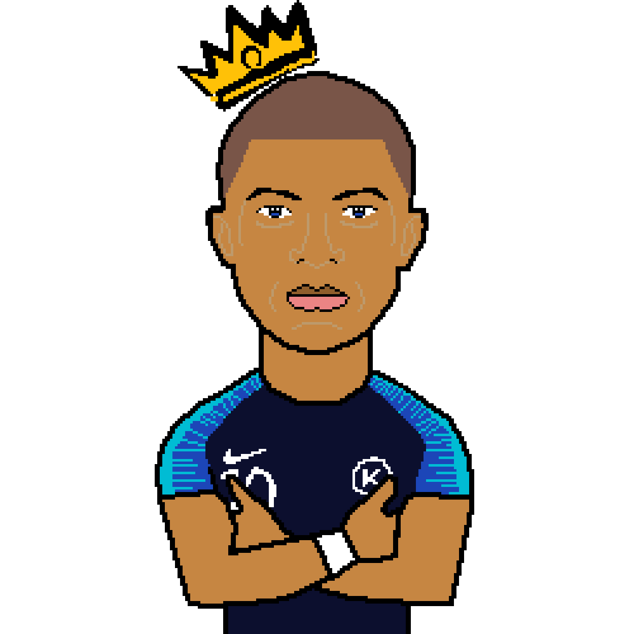 Pixilart - Kylian Mbappe by BarrettBurger