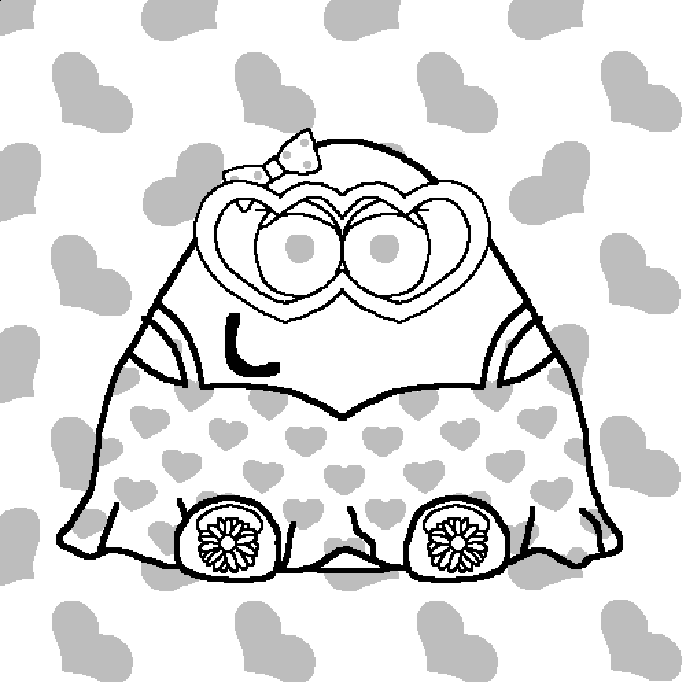 Pixilart - Love Pou Base by Jeklin