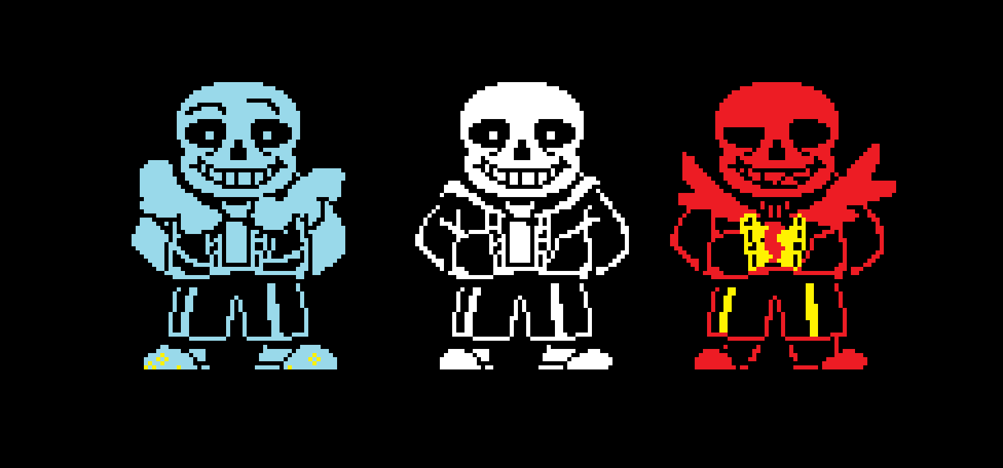 Pixilart - classic time trio phase 1 by cheese1999