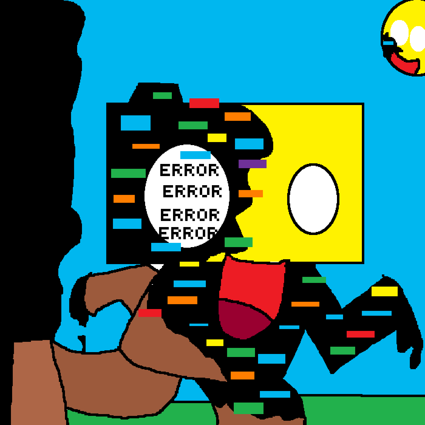 Pixilart Pibby Corrupted Ron Fan Made By Glichglcjh