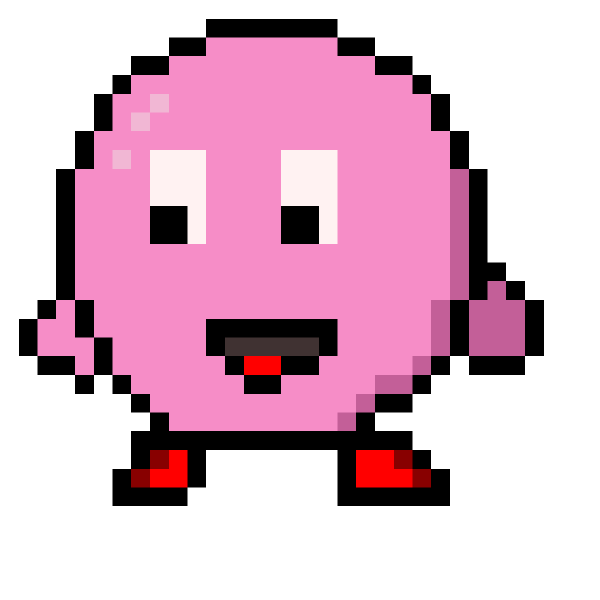 Kirby Pixel Flying