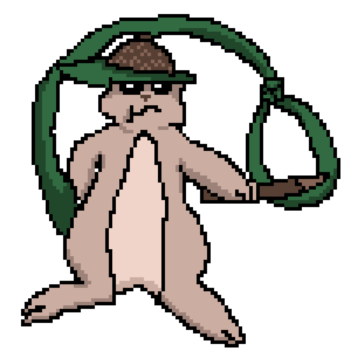 Pixilart - Squickaroo, the cowboy Fakemon by PokemonFakemonL