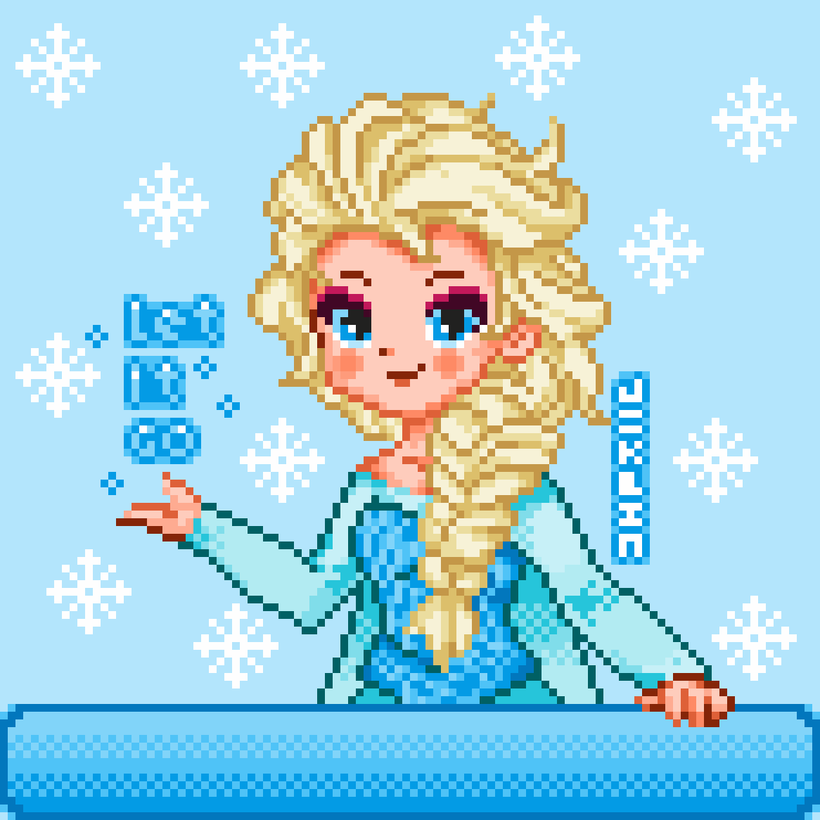 Pixilart - Elsa by Jeklin