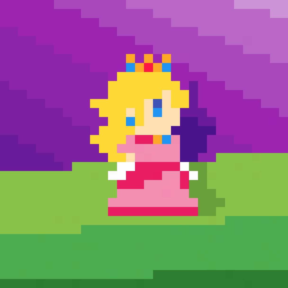 Pixilart - Peach Caminando by MarioDeluxe8