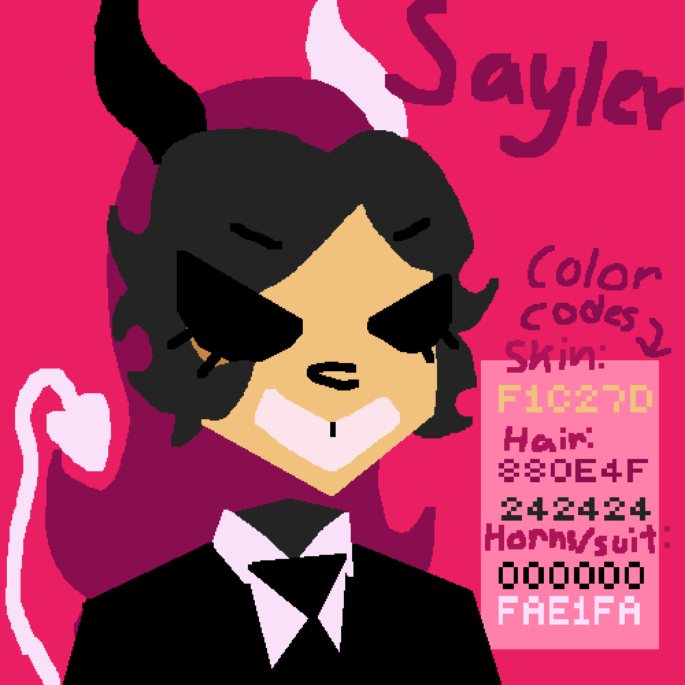 Pixilart - SAYLER COLOR CODES! by JinX-OFFICIAL