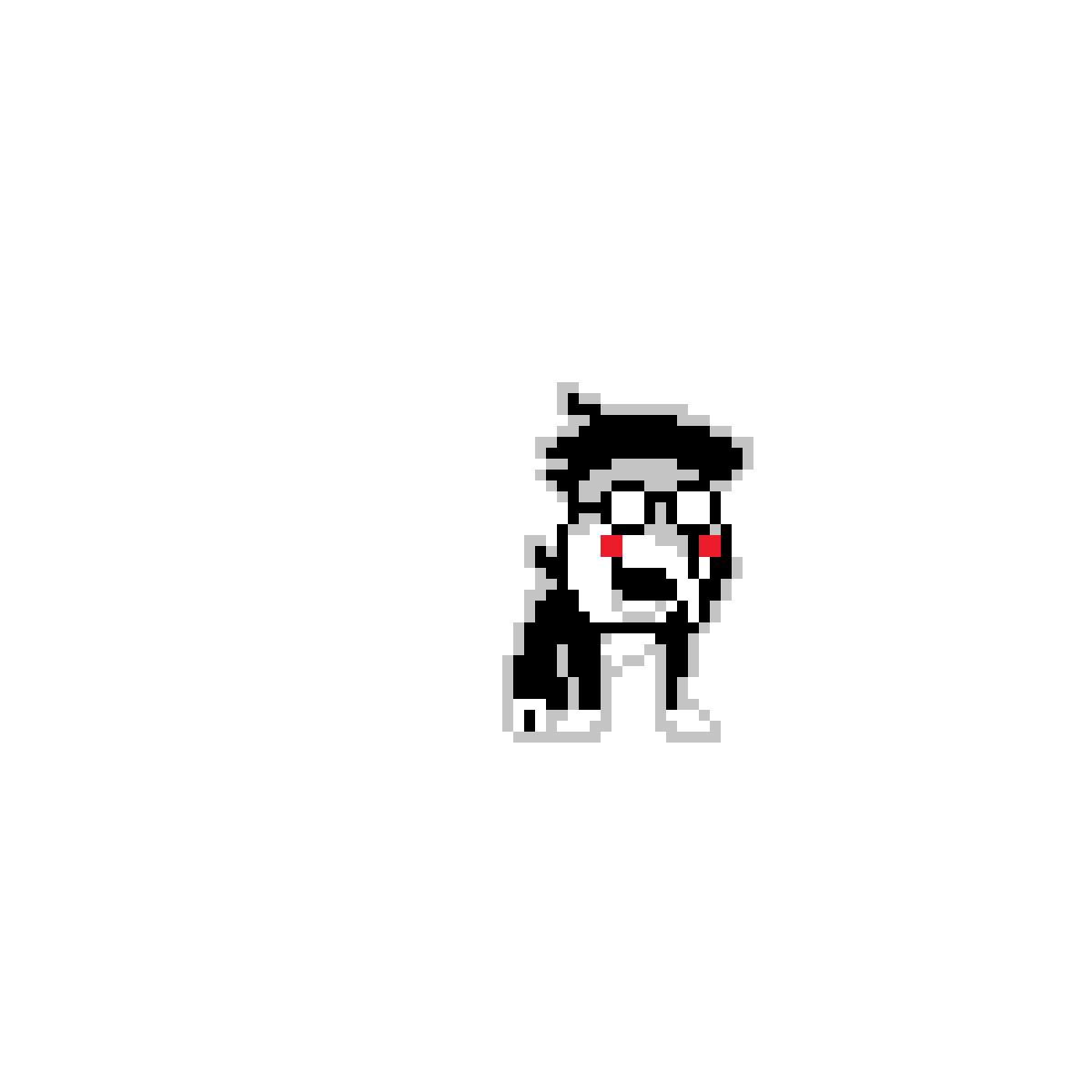 Pixilart - Spamton tired animatons Walk/Idle by ManOfPipis1997