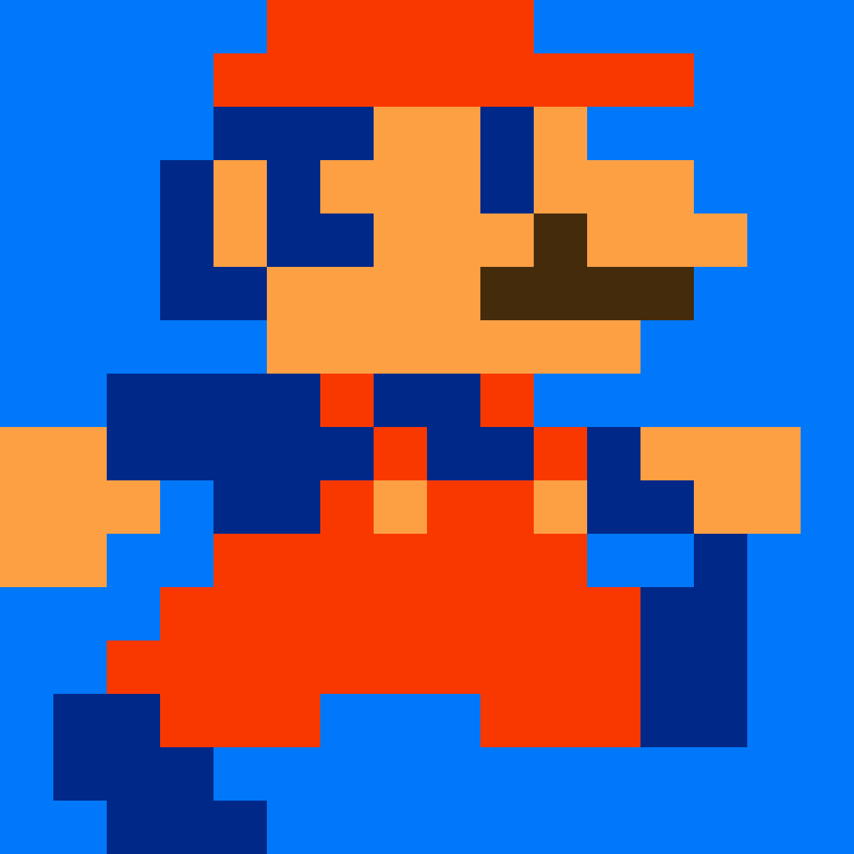 Editing Mario’s evolution run - Free online pixel art drawing tool ...