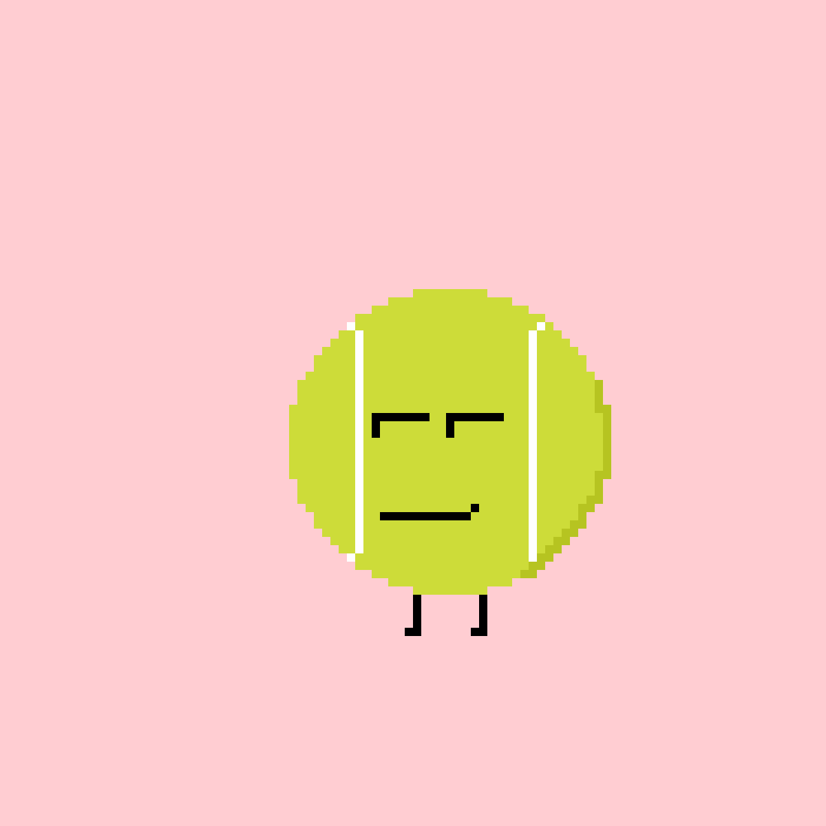 Pixilart - Tennis Ball BFB by jen013