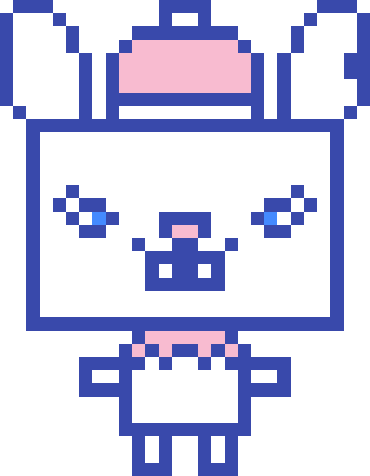 Pixilart - Bunbun cube by Jeklin