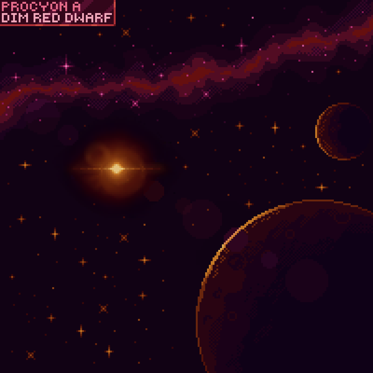 Pixilart - Dim Red Dwarf by ProcyonA
