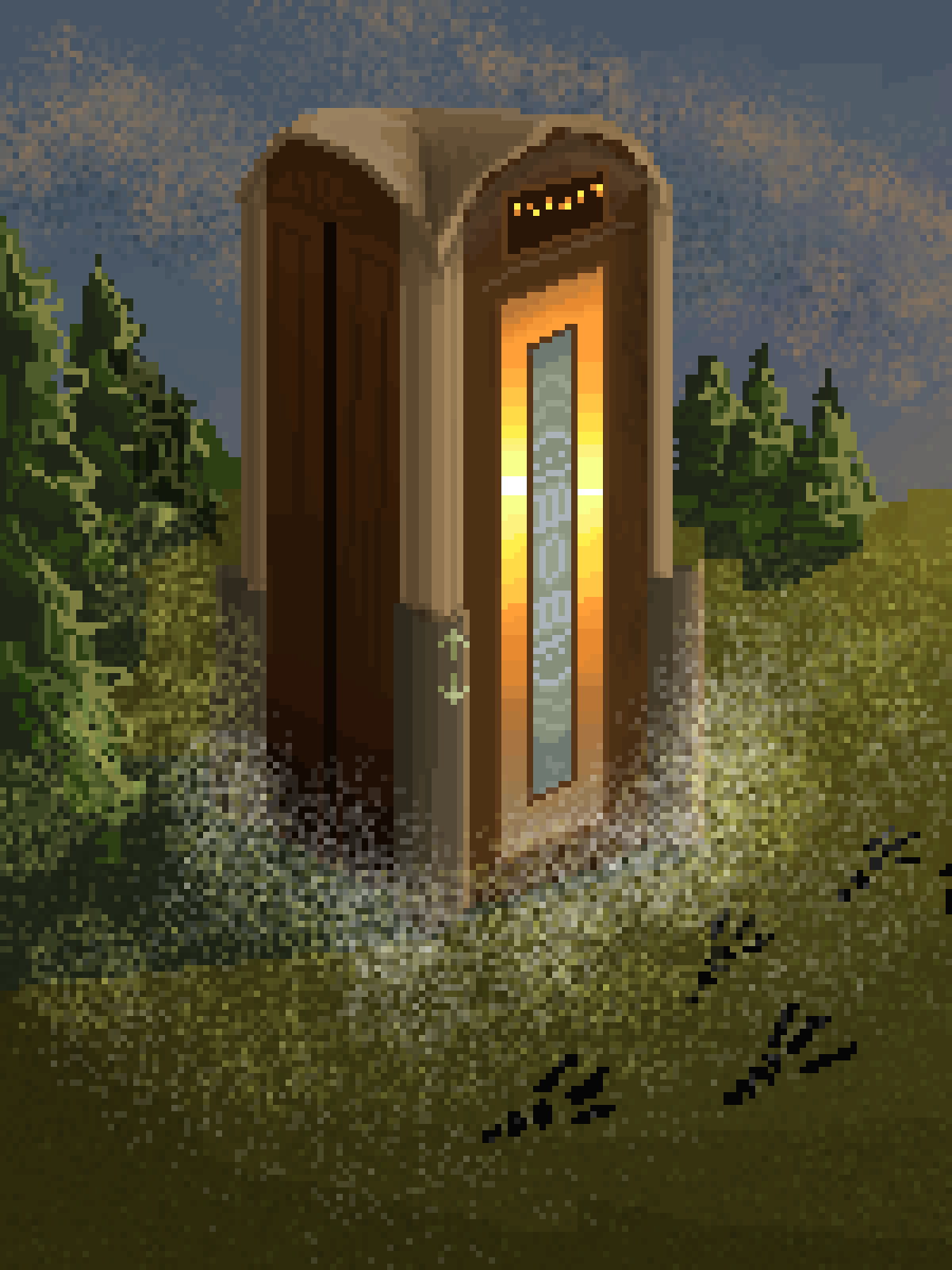 Pixilart - Time Travel Elevator by soupplease