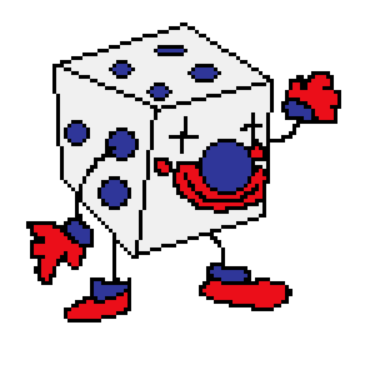 Pixilart - Dice the clown by xrryeet