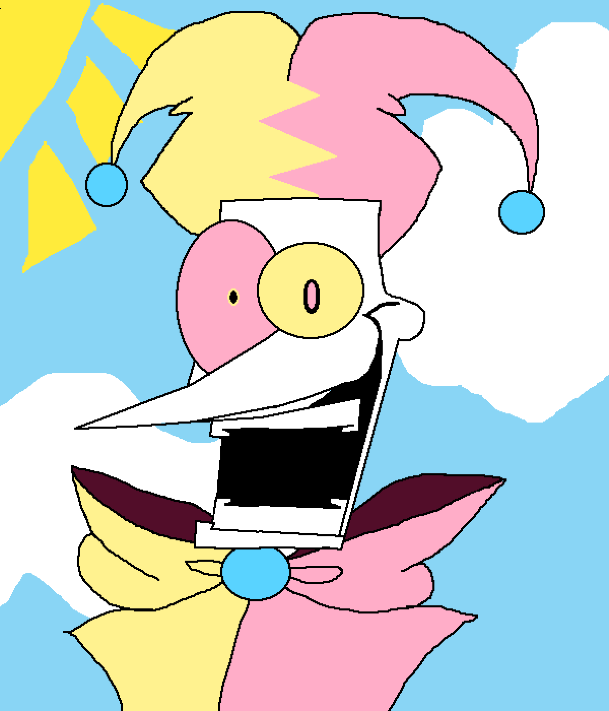 Pixilart - scampton the great by BlueboxDude