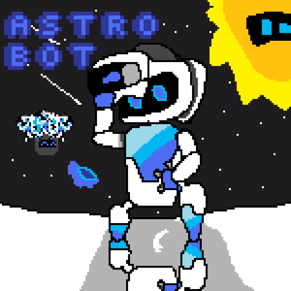 Pixilart - Astro Bot by NinjaNin78Ofc