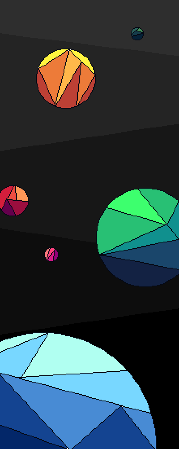 Pixilart - Low Poly Orbs by Xenogenosis