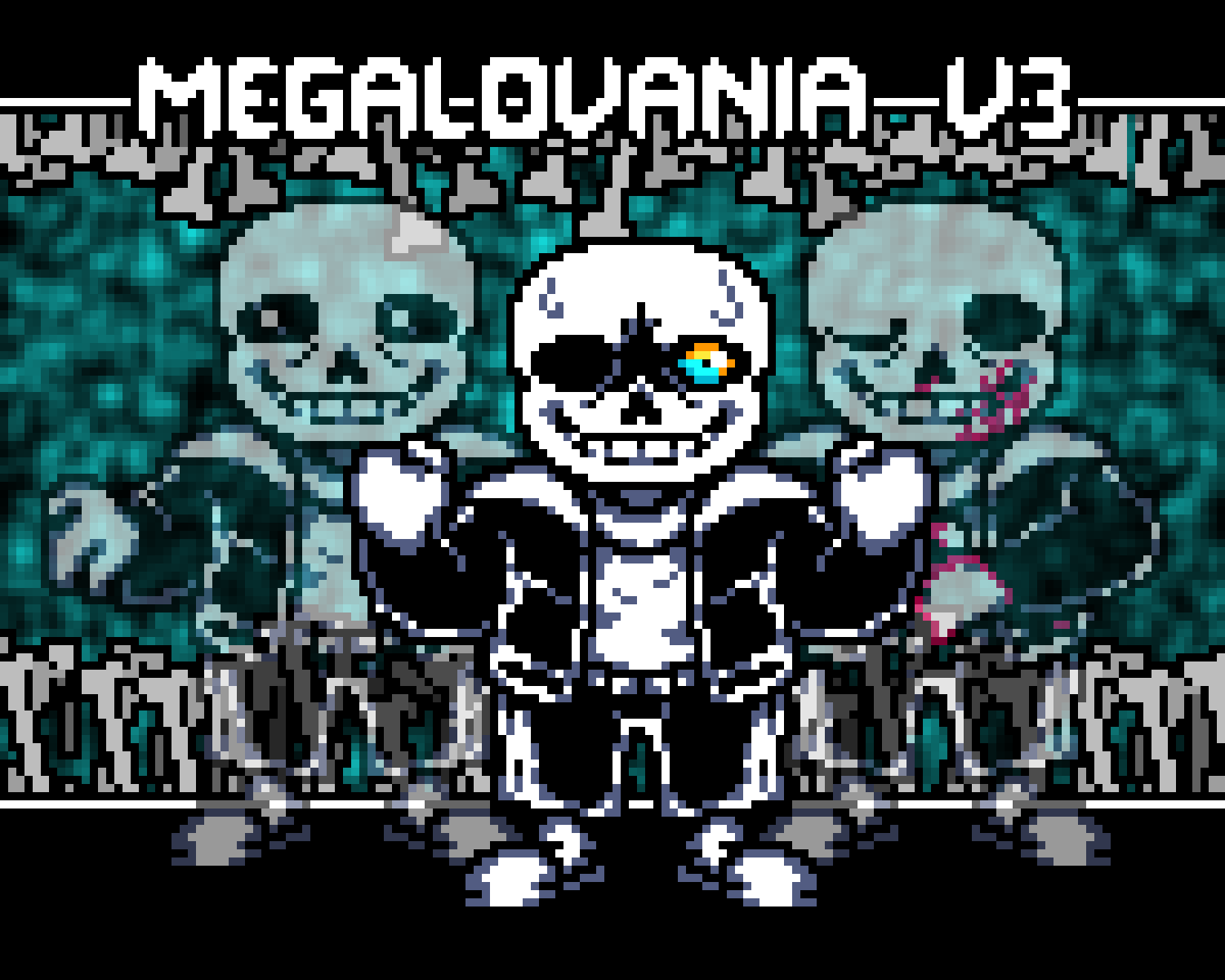 Pixilart - Preview For megalovania V3 by negativetale