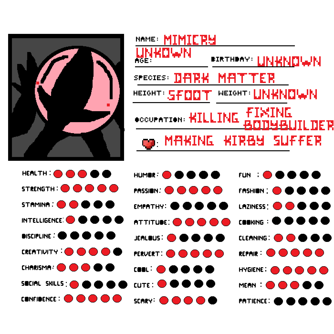 Pixilart - Mimicry Card by Sillyo-Guy