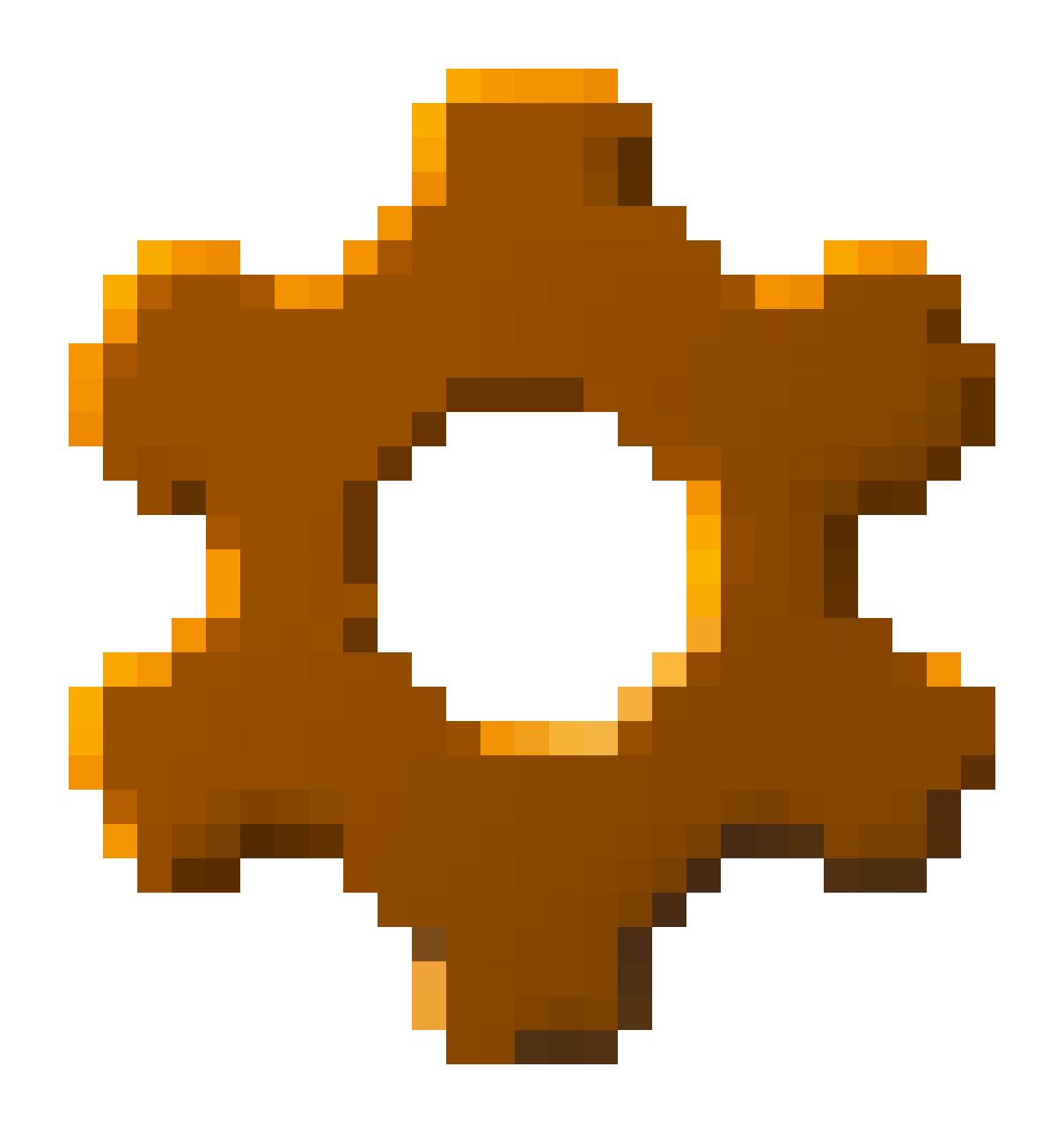 Pixilart - Brown gear by Ciando