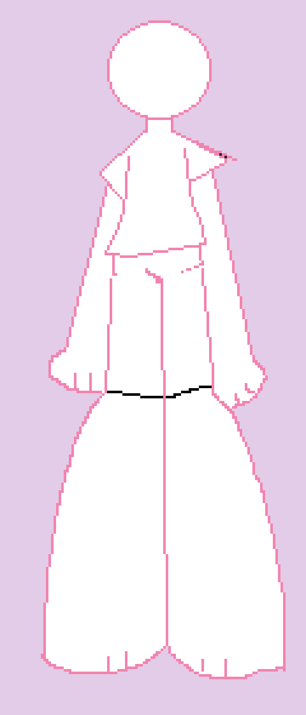 Pixilart - kawaii monster base by SPACE-GIRL3