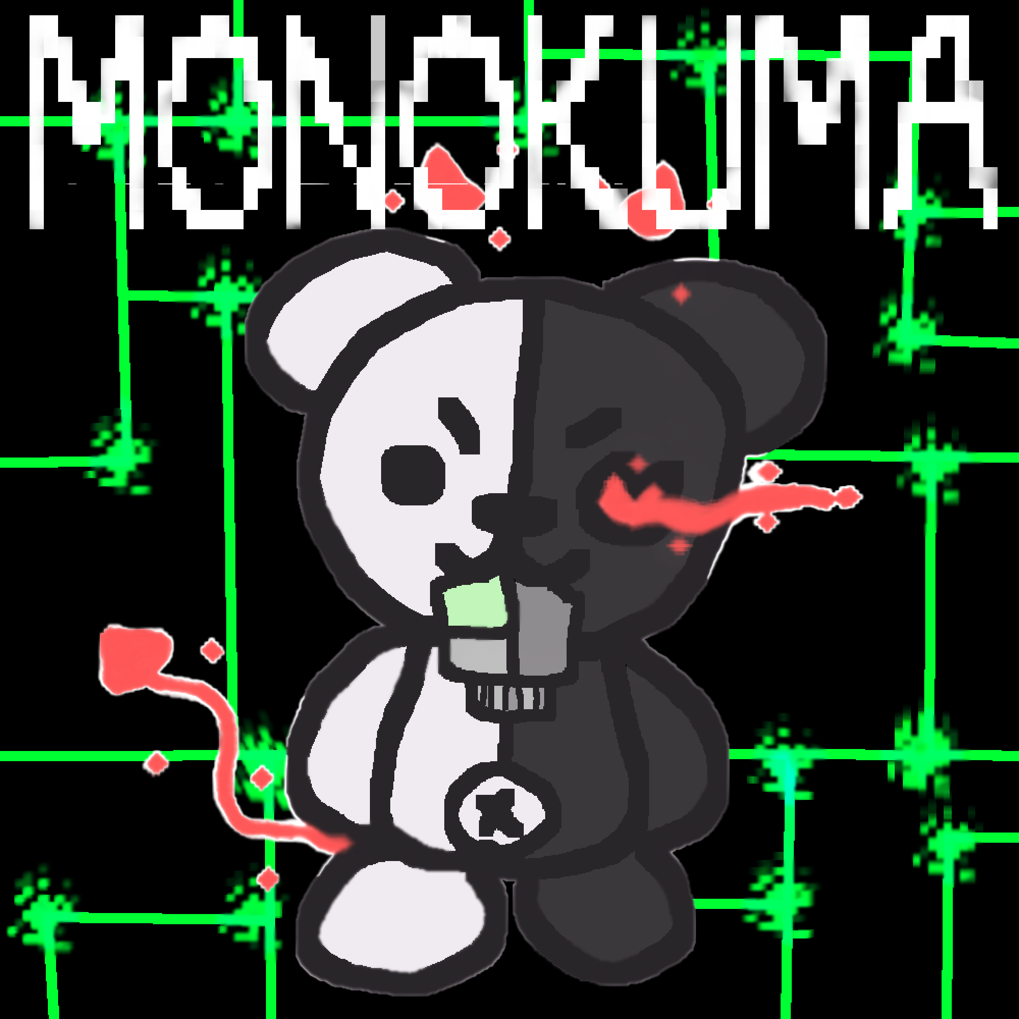 Pixilart - MONOKUMA by Jataro-K