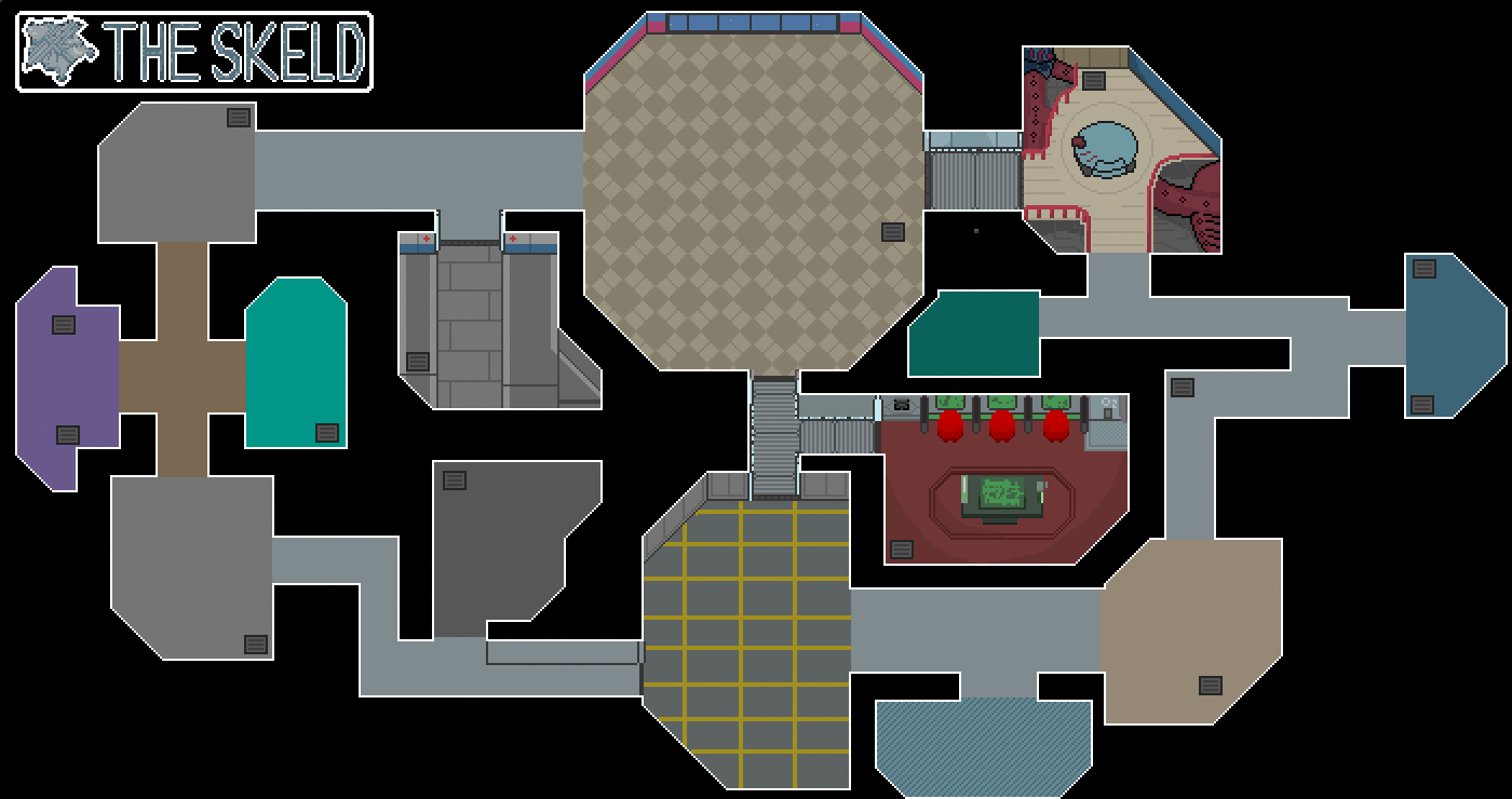 Pixilart - Among us The Skeld by CooNoo23