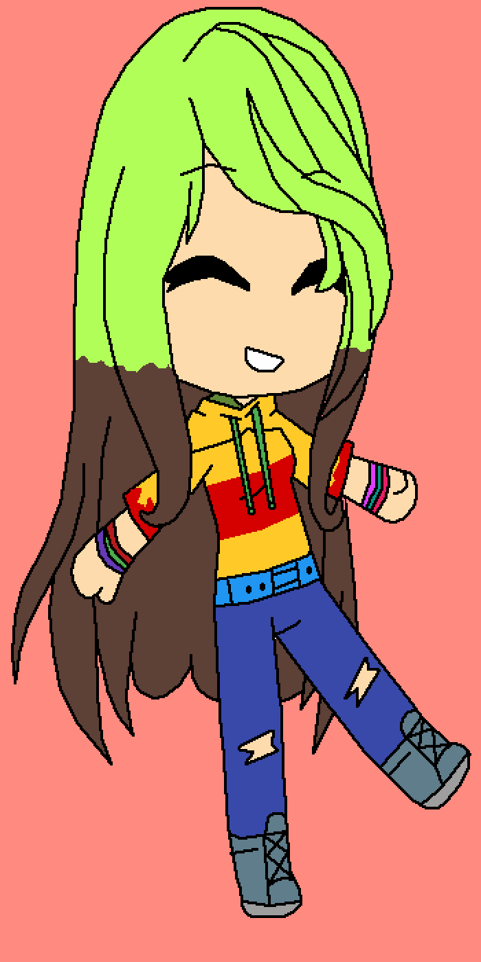 Pixilart - Gacha club isa😁💚 by ANYKA-DIGITAL