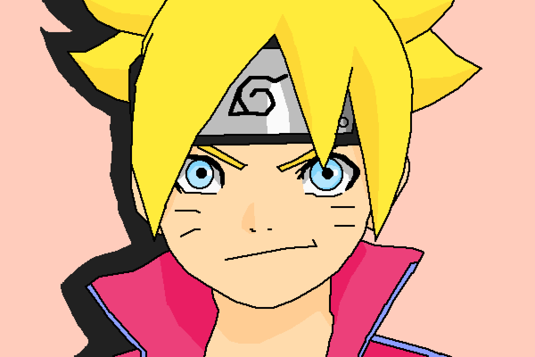 Pixilart - Boruto Uzumaki base by Jinxs-place