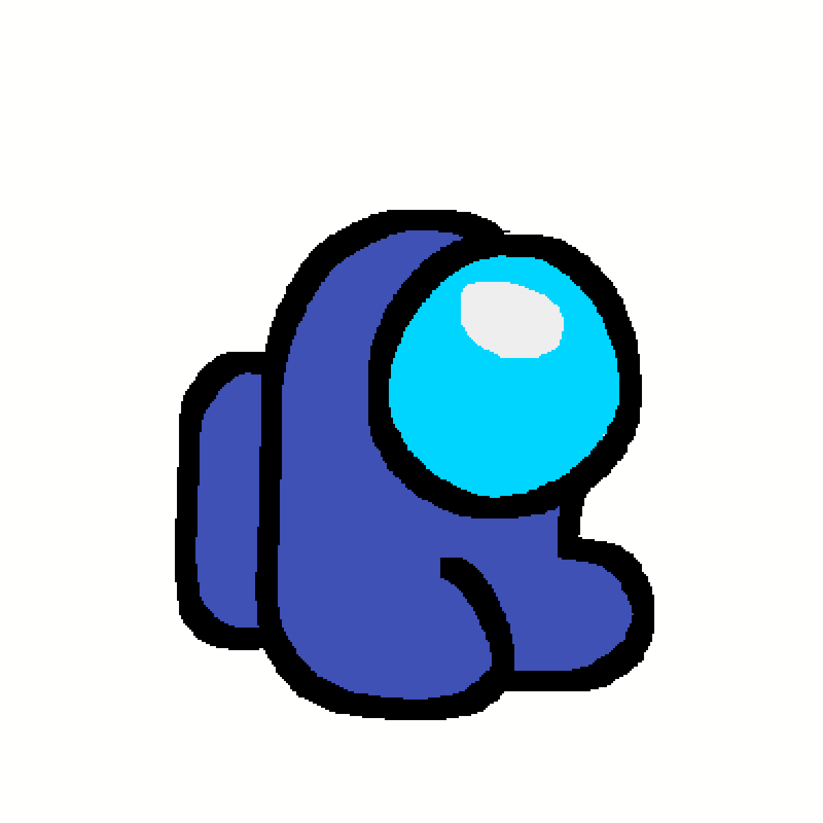 Pixilart - mini crewmate by hunter-greywolf