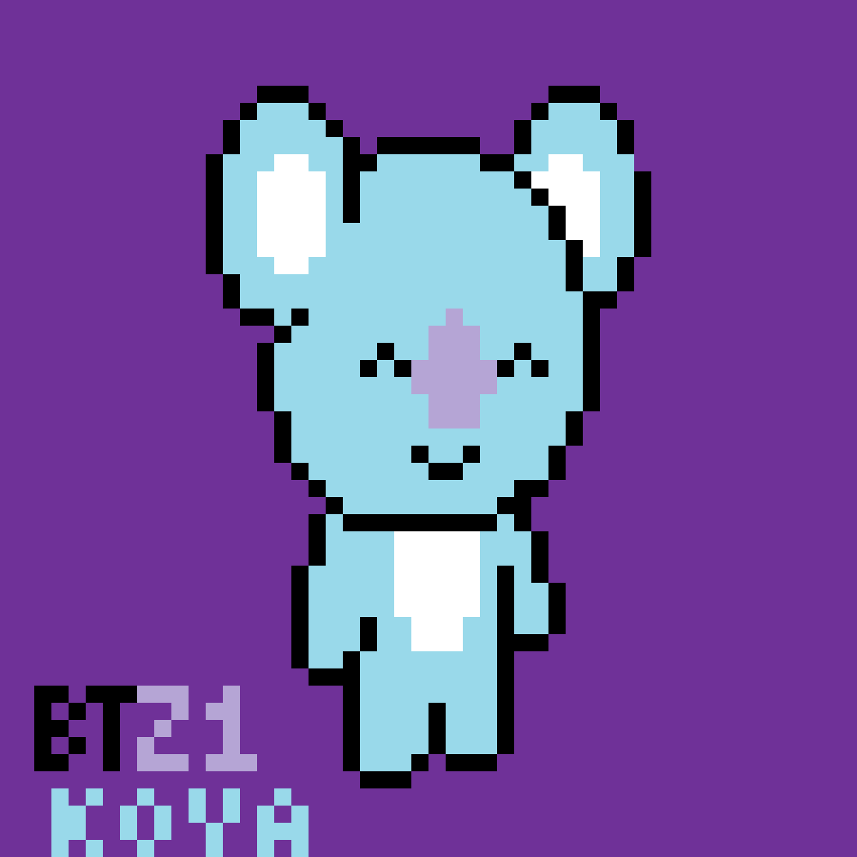 Pixilart - BT21 KOYA by JuliaGoolia142
