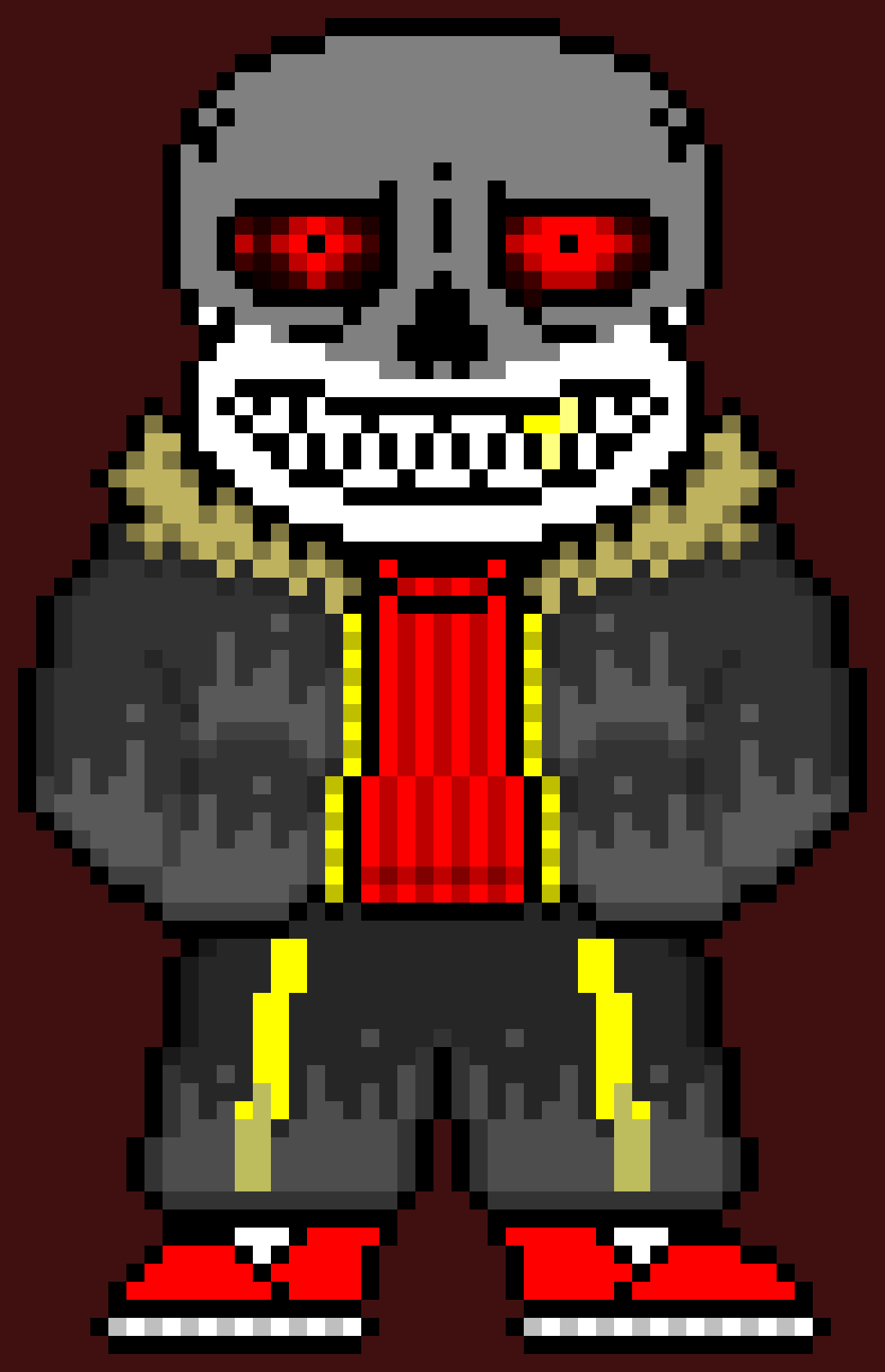 Pixilart - DustFell Sans by DjwfFFtDtrMi7a2B