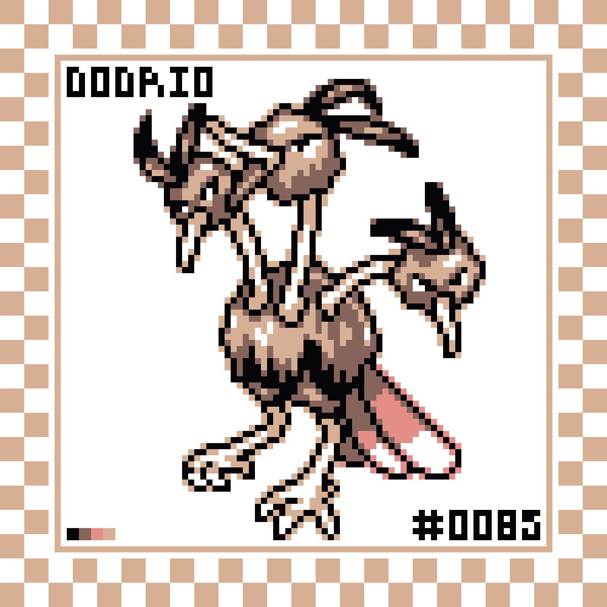 Pixilart - Dodrio by D3NJ1