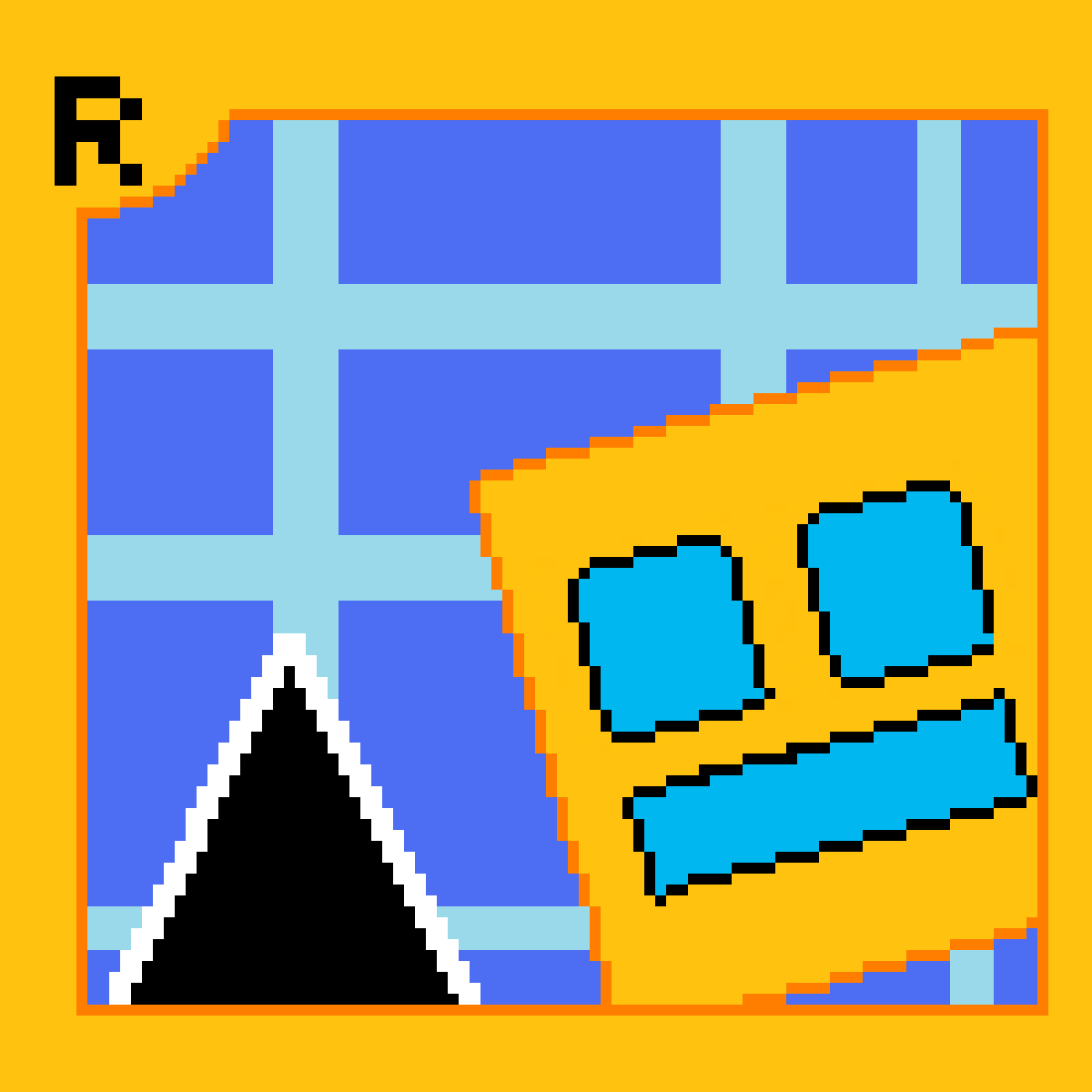 Pixilart - geometry dash by MILKY-pixels