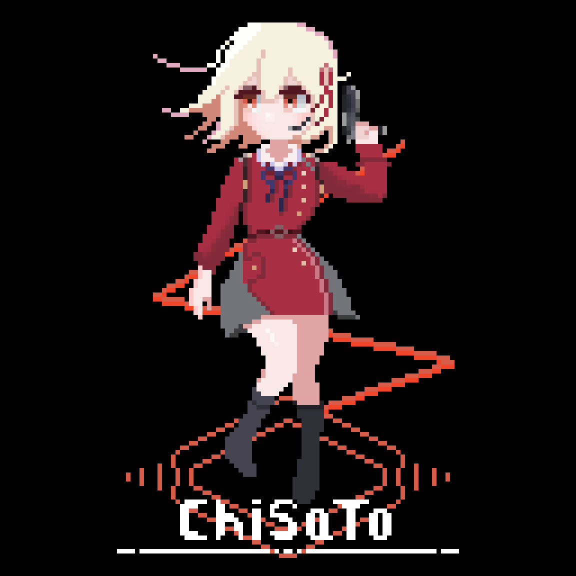 Pixilart - Chisato by Felicia1l