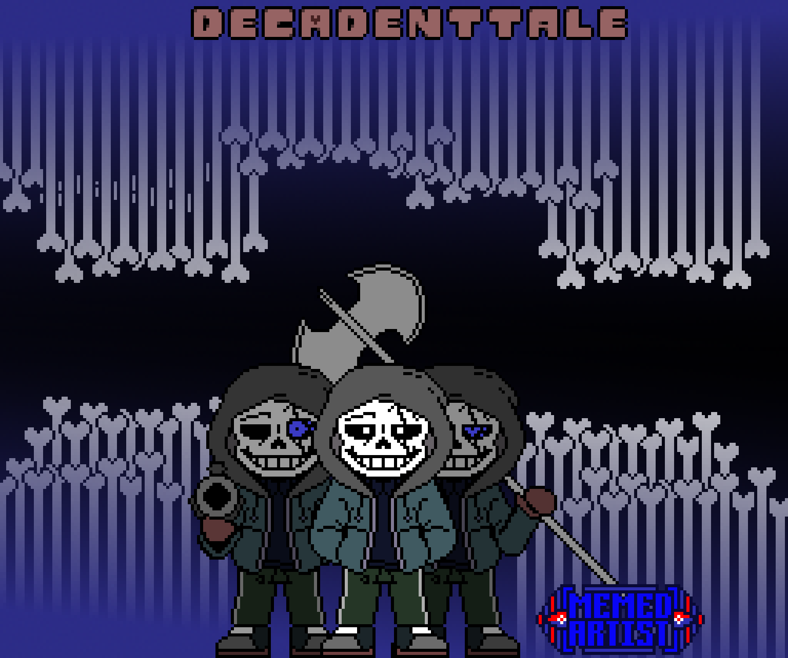 Pixilart - Decadenttale sans by Memed-artist