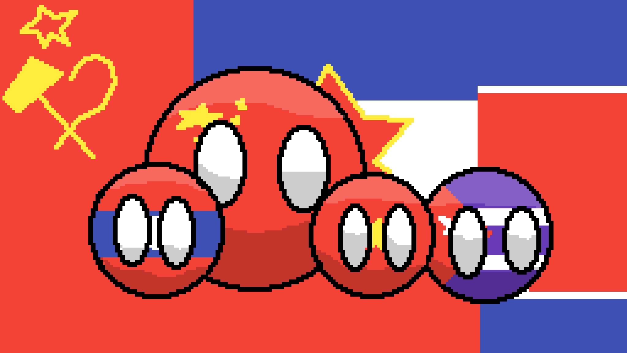 Pixilart - communist countries by patrick-1234