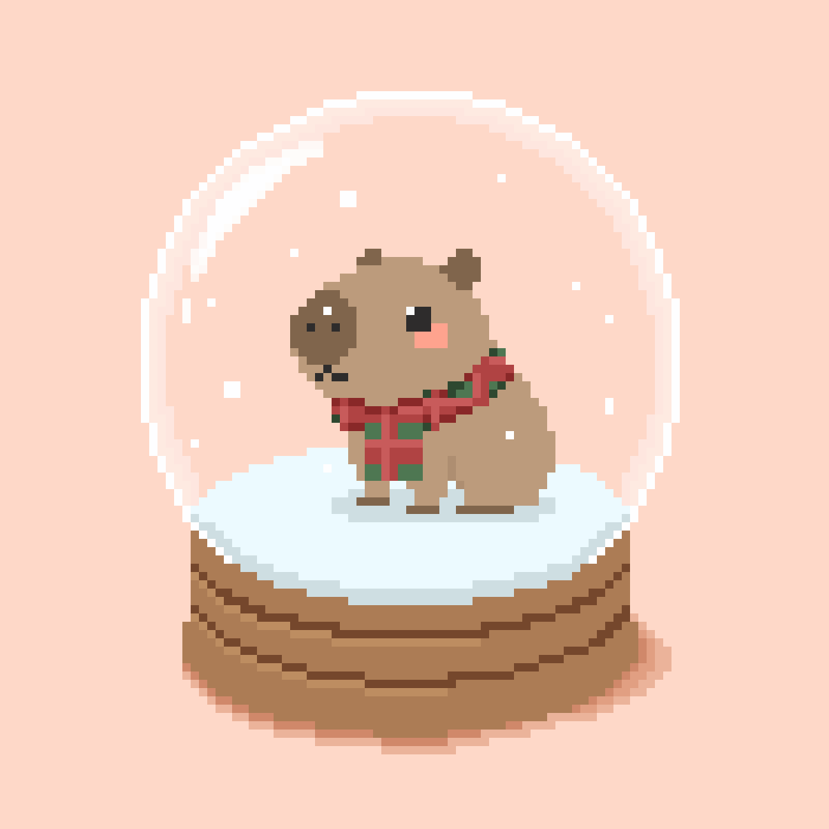 Pixilart - Snow Globe ️ by Atesh