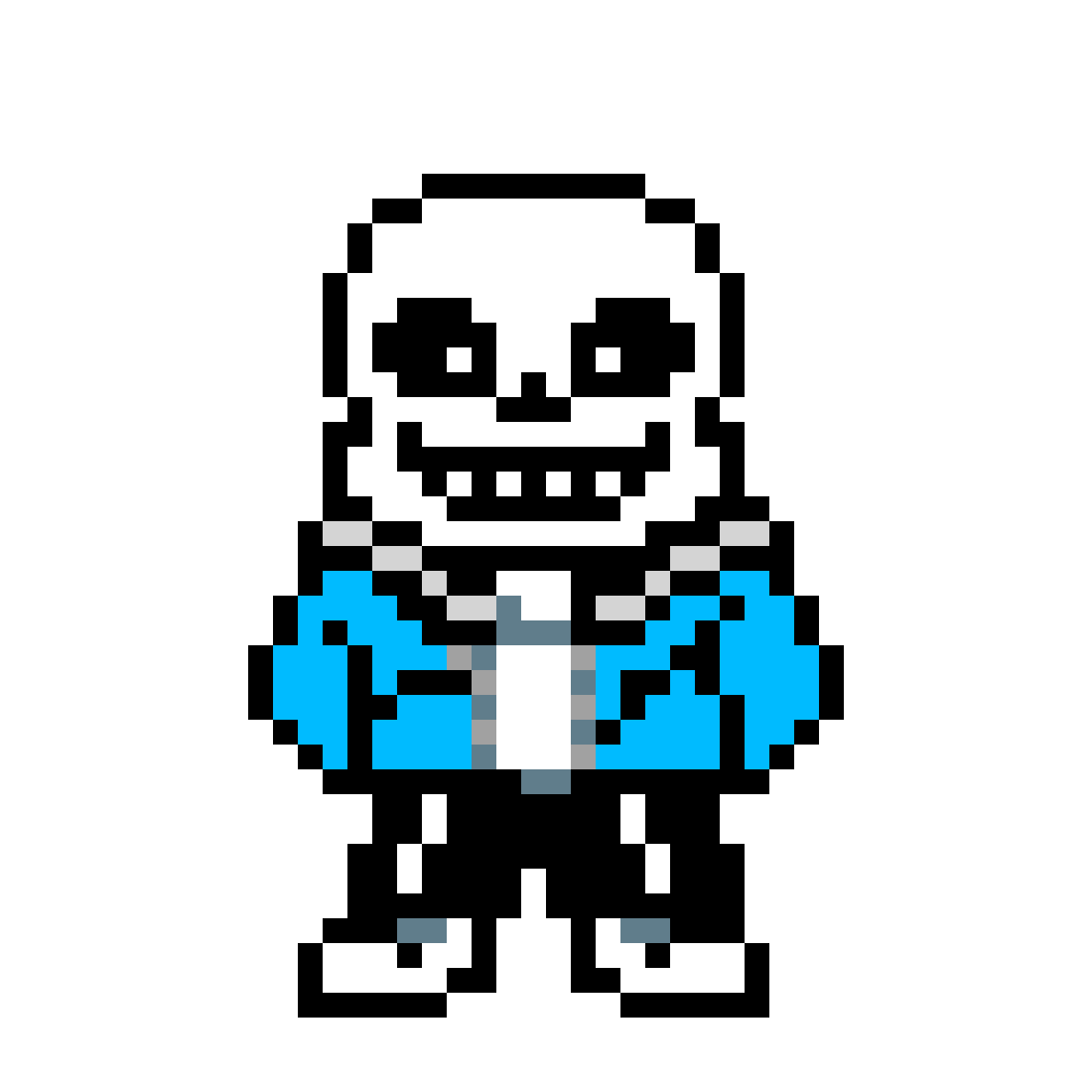 Pixilart - Undertale Sans Overworld by Matthew2013
