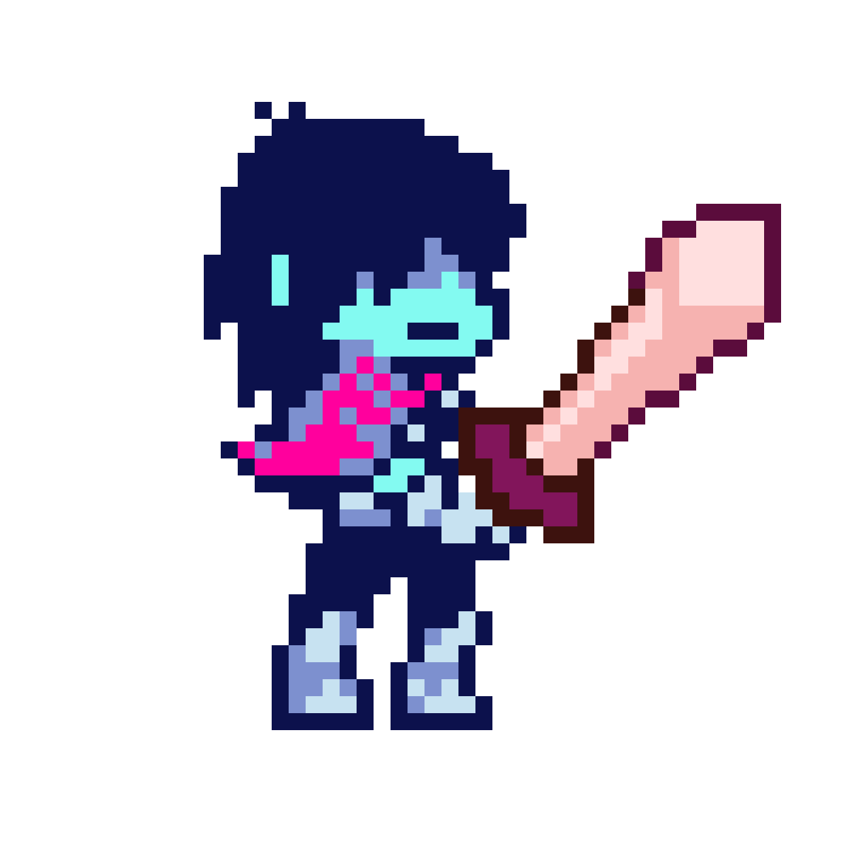 Pixilart - Kris Idle Battle Sprite by Dudie