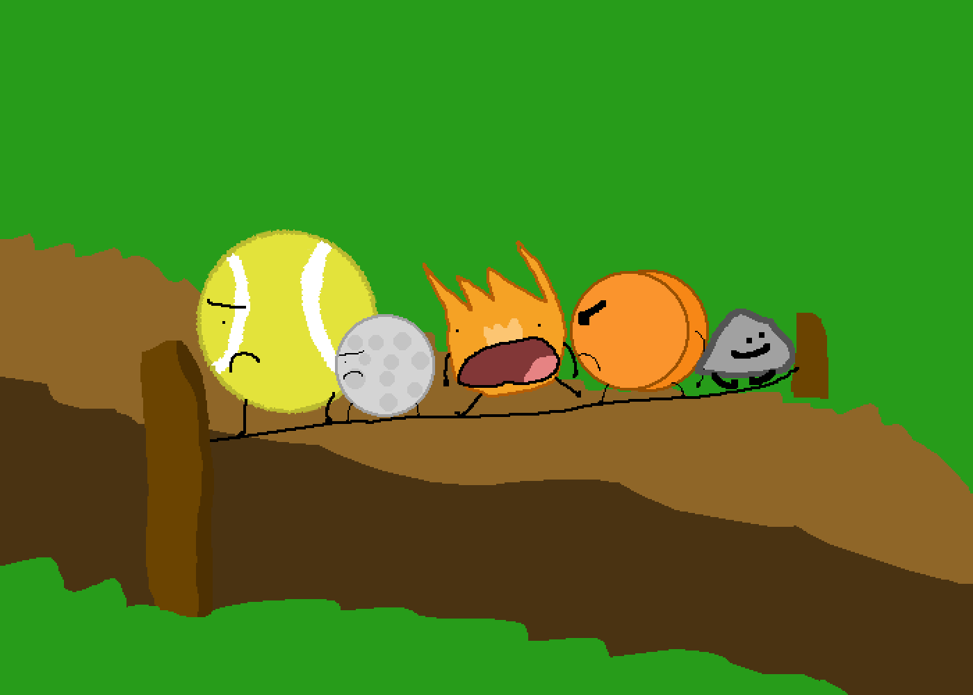 Pixilart - BFDI 9 thumbnail remade by Hydroter