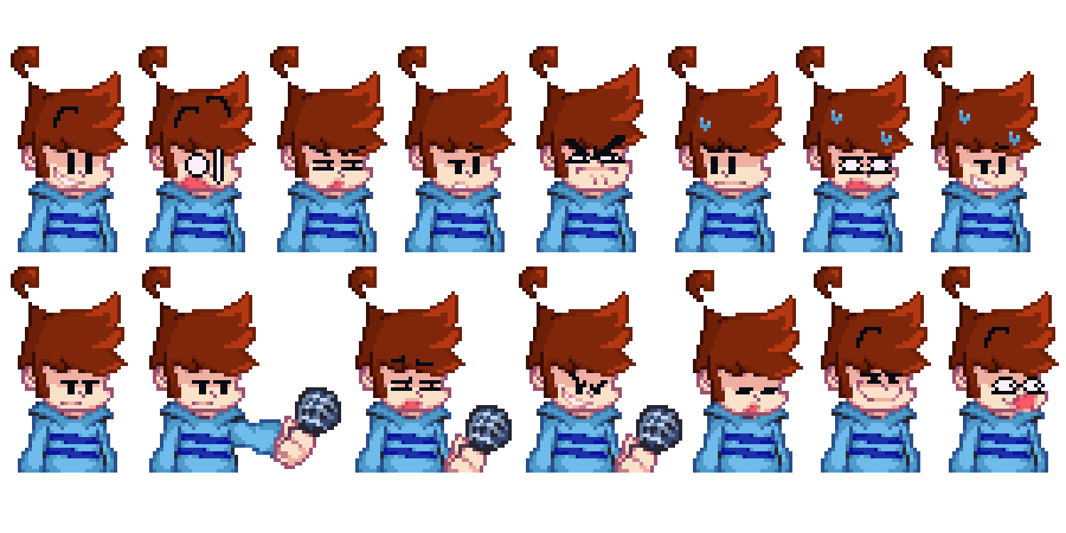 Pixilart - VS Blu teaser! Dialogue sprites by BlueboxDude
