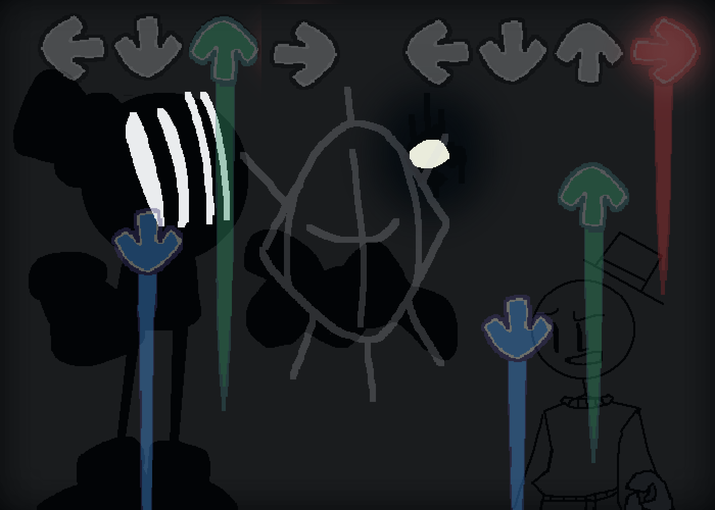 Pixilart - fnf thingy collab by Octagonic