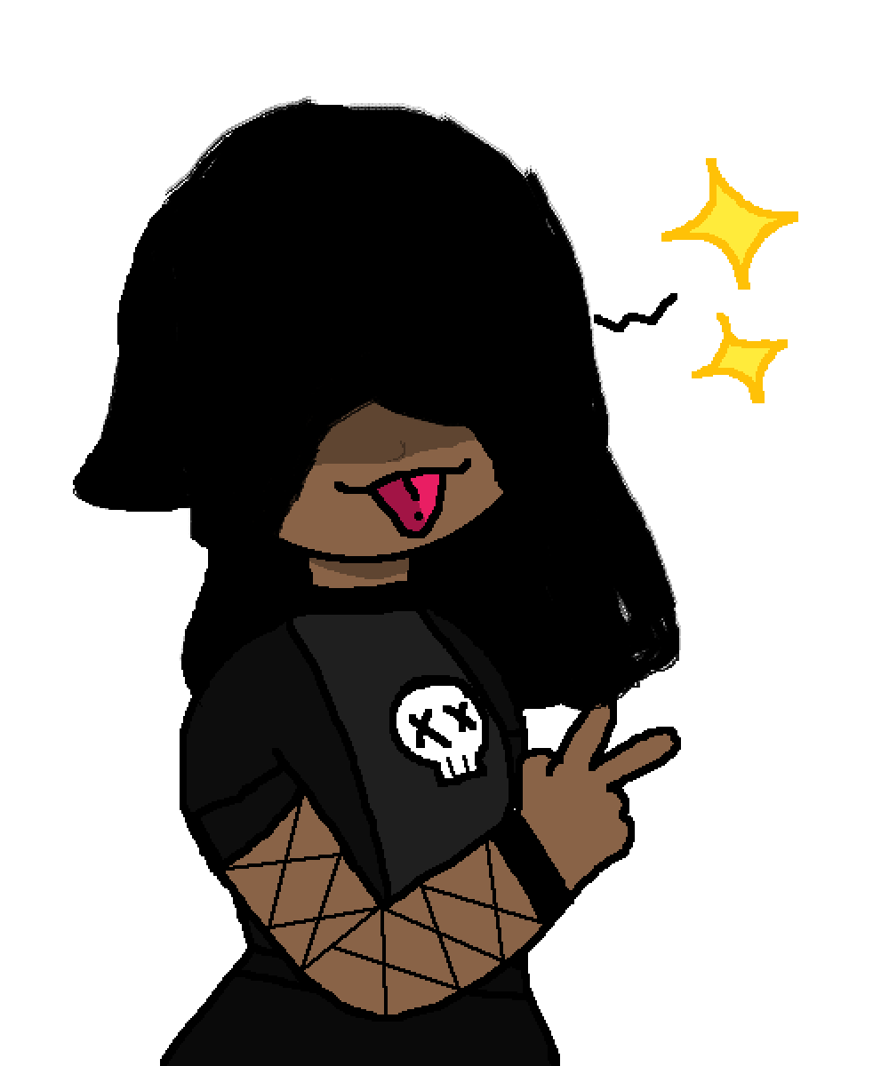 Pixilart - slay baddie qween base by demonslayer0000