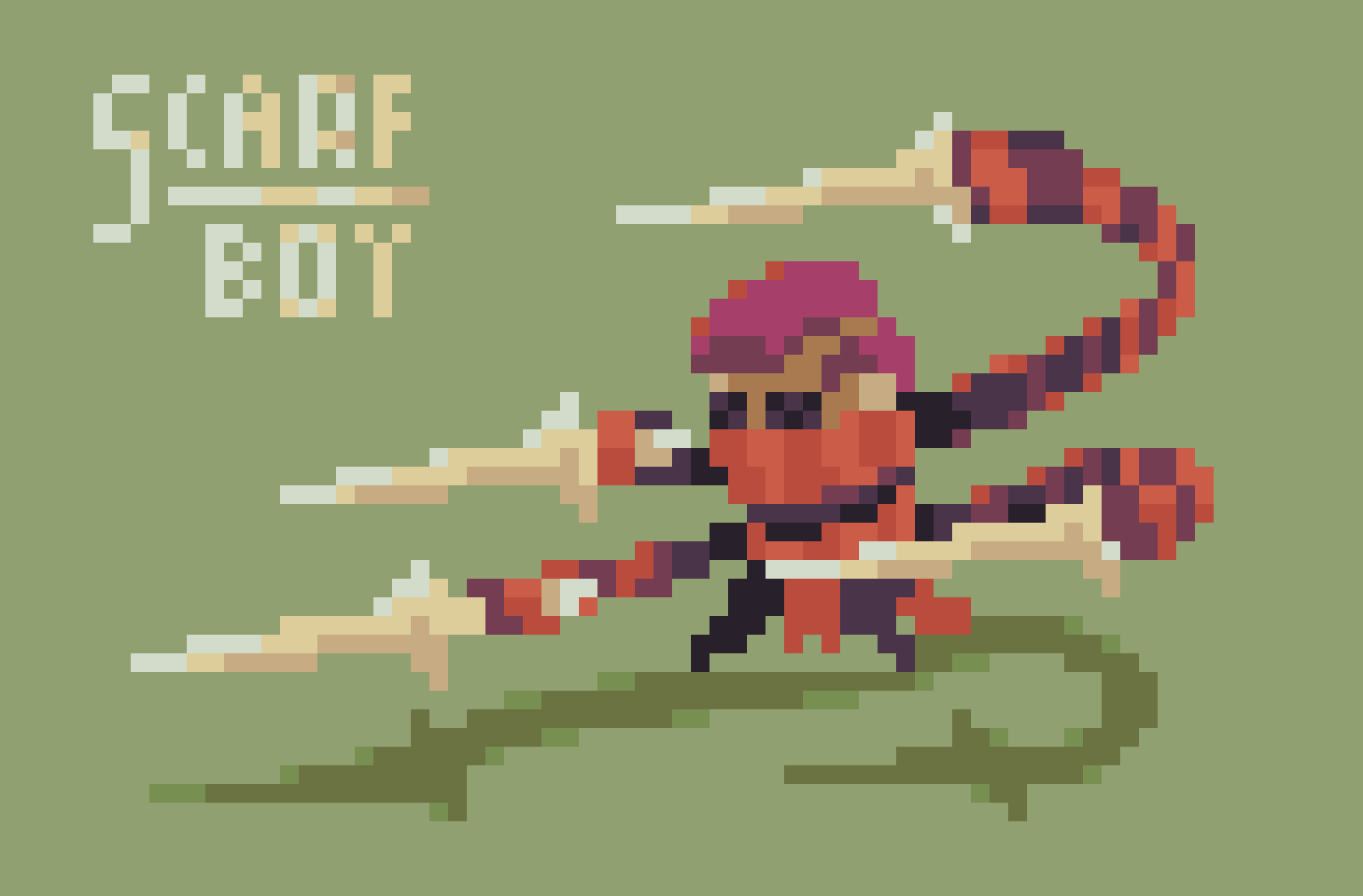 Pixilart - The Scarf Boy by GFragger