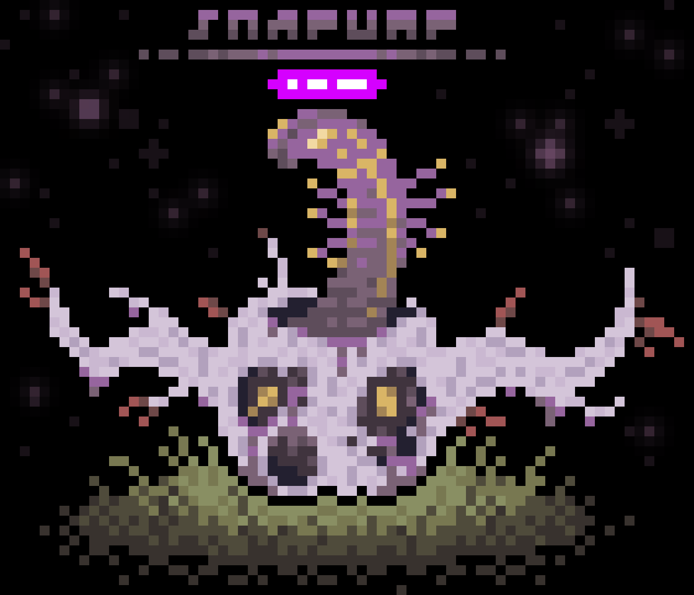 Pixilart - The Rotten Log Mimic Pokémon by EmeraldSerpent