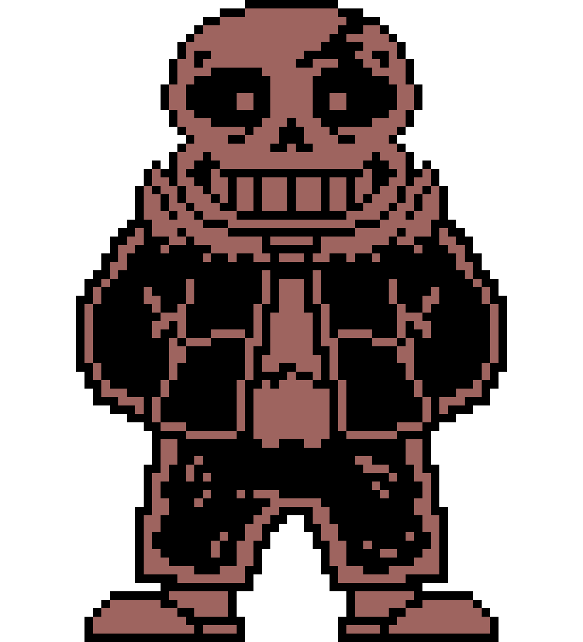 Pixilart - Hardtale Sans by F4T4LE3R0R