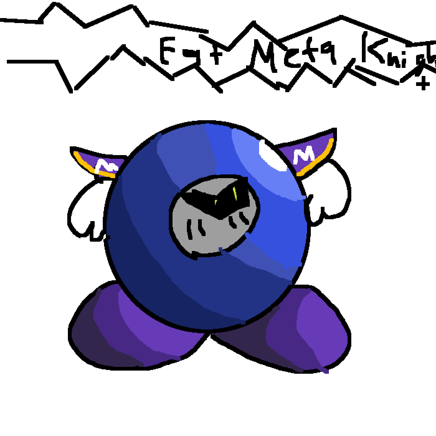 Pixilart - Fat Meta knight by your-local-geek