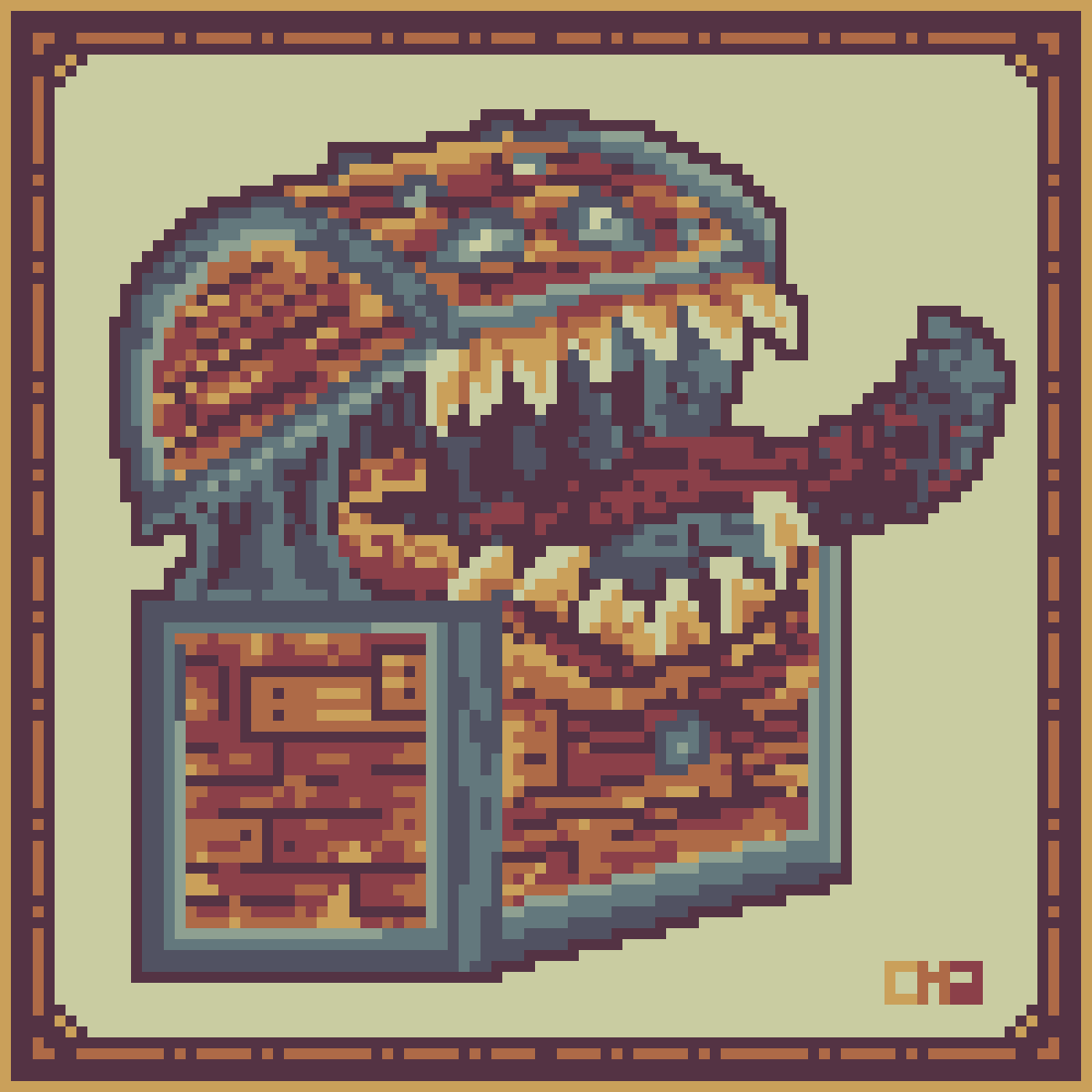 Pixilart - Treasure Chest mimic by ChaseMakesArt